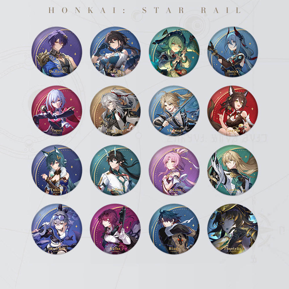 Honkai: Star Rail Character Badges | Honkai Shop