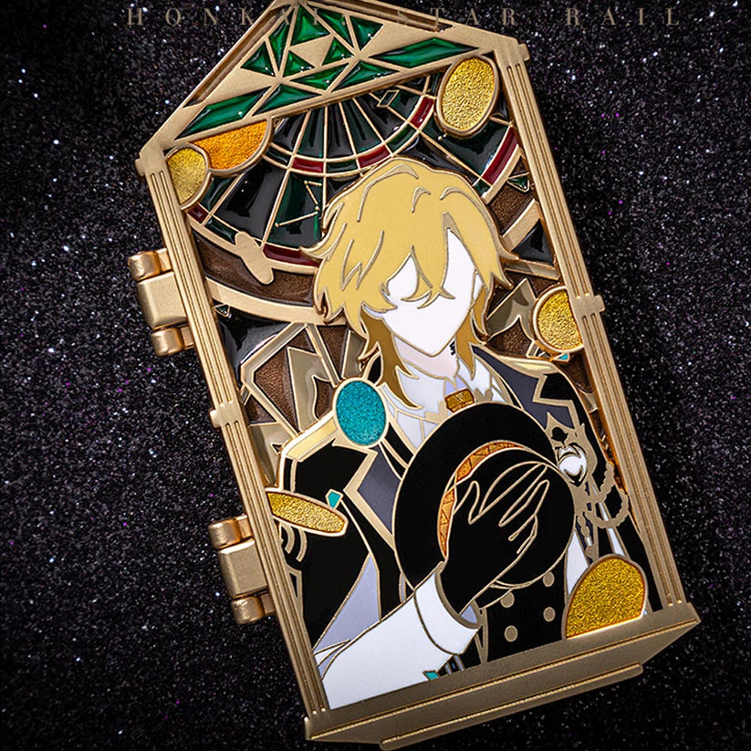 Honkai: Star Rail Stoneheart’s Oath Ring Series Metal Badges – Honkai Shop