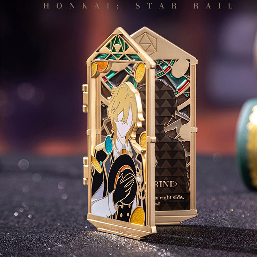 Honkai: Star Rail Stoneheart’s Oath Ring Series Metal Badges – Honkai Shop